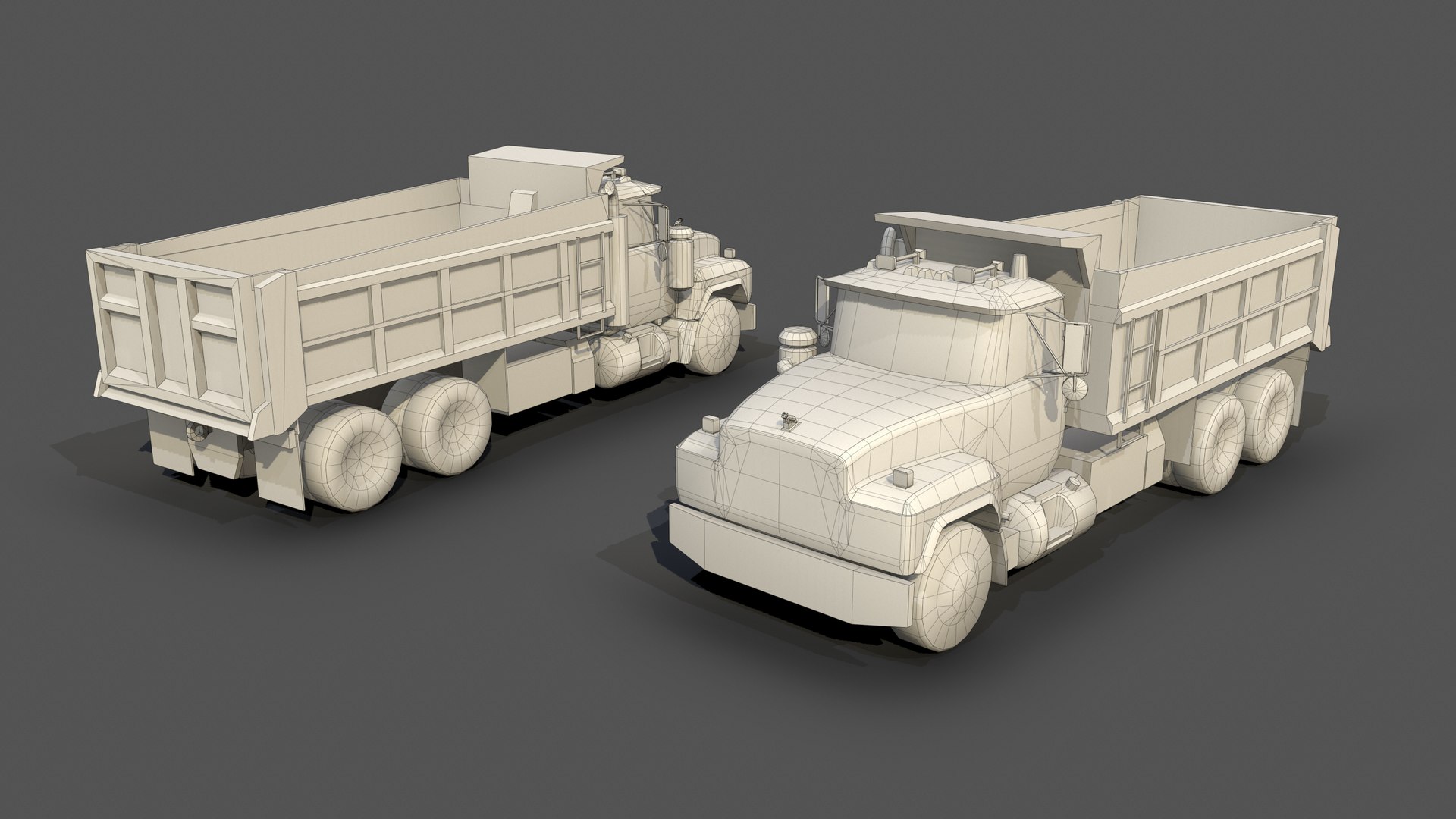 Mack RD688S Dump truck s03 1997 3D - TurboSquid 1862426