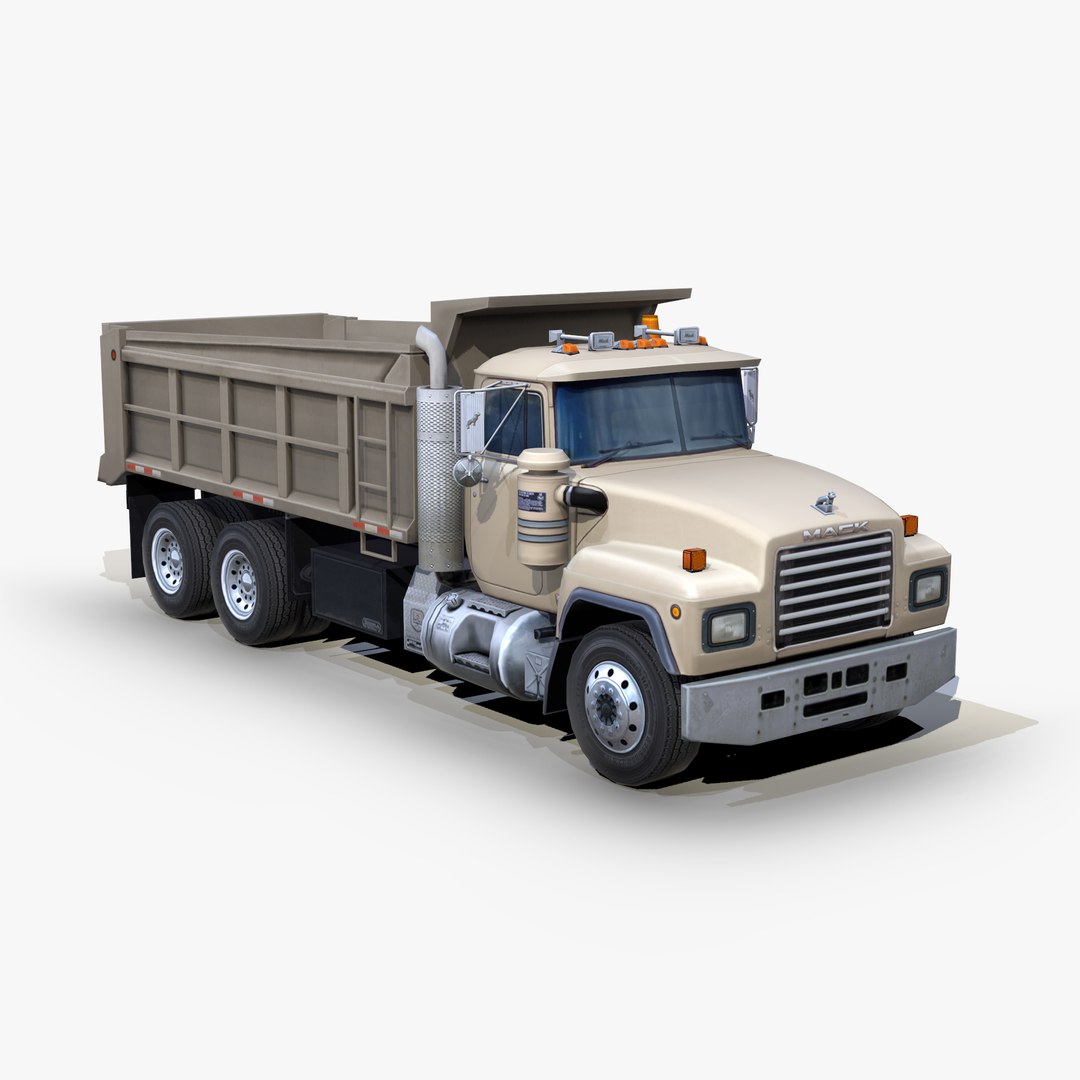 Mack RD688S Dump truck s03 1997 3D - TurboSquid 1862426