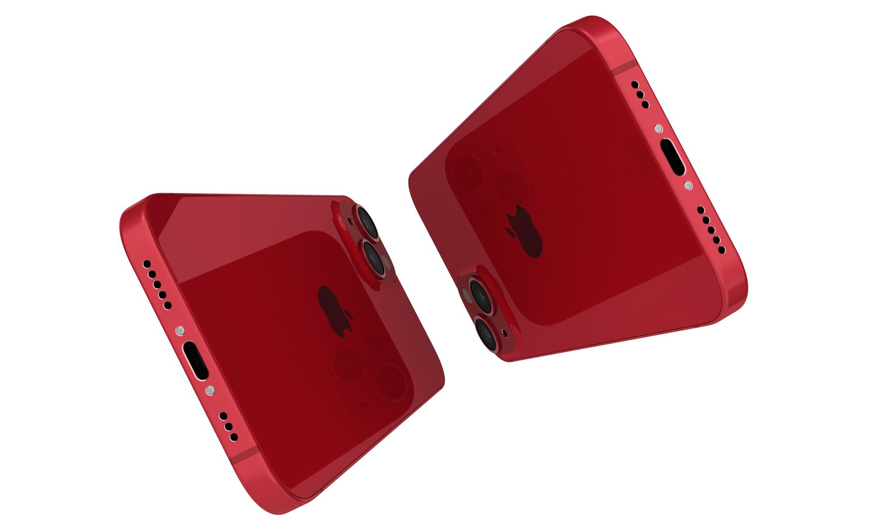 3D Apple IPhone 13 Red - TurboSquid 1792611