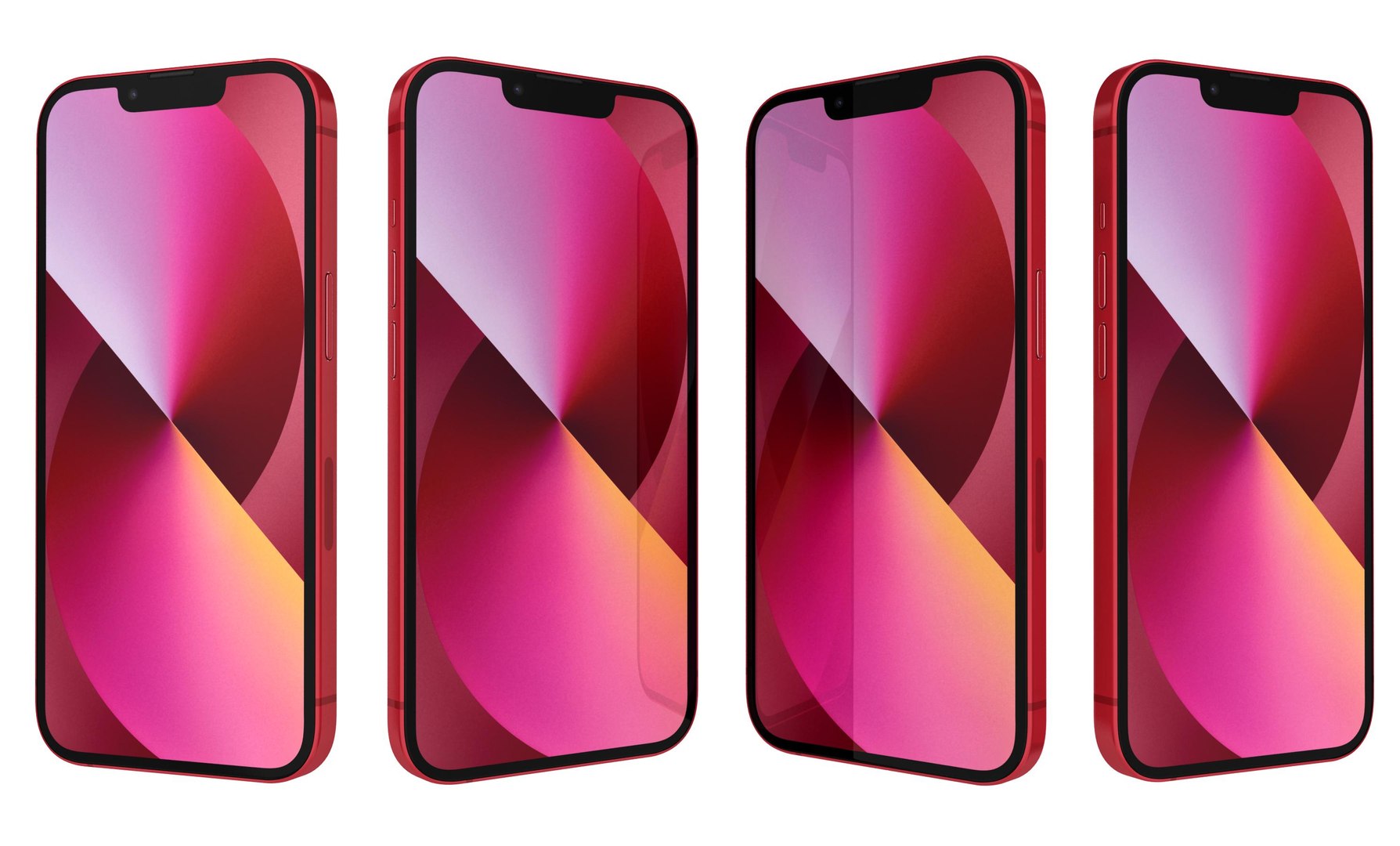 3D Apple IPhone 13 Red - TurboSquid 1792611