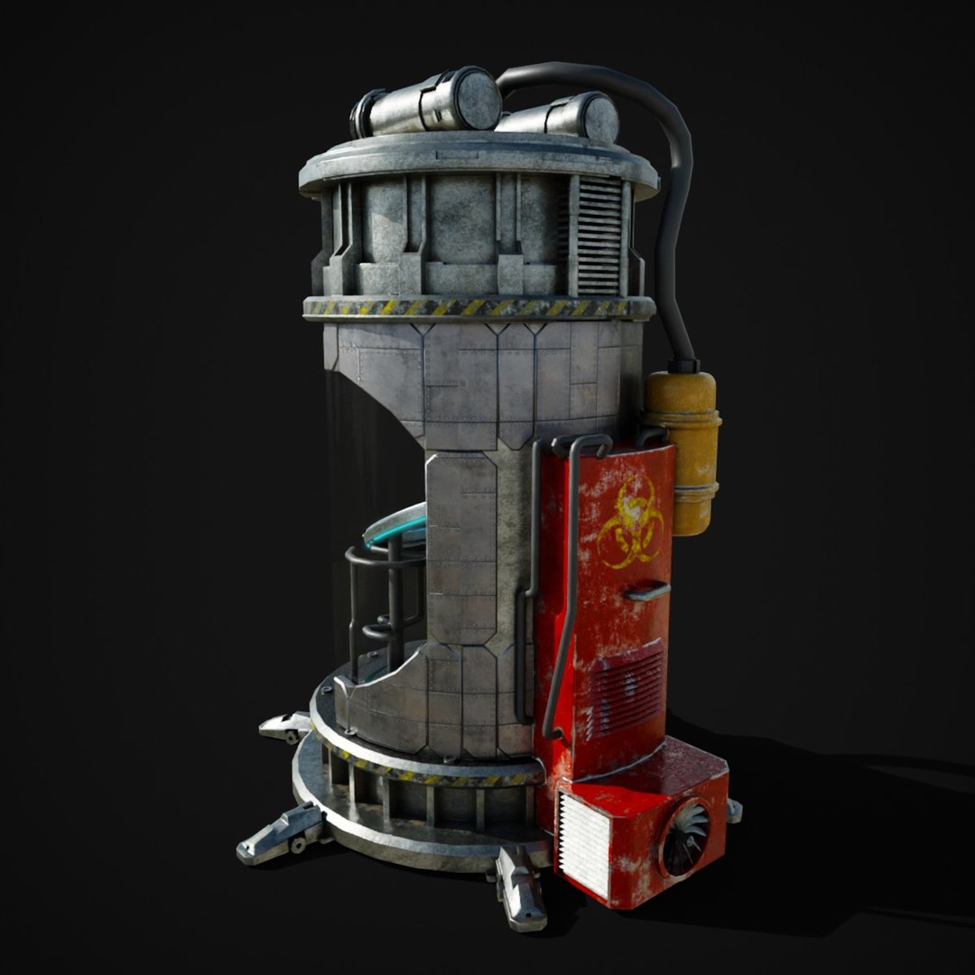 Sci-fi clonning vat 3D model - TurboSquid 2087873
