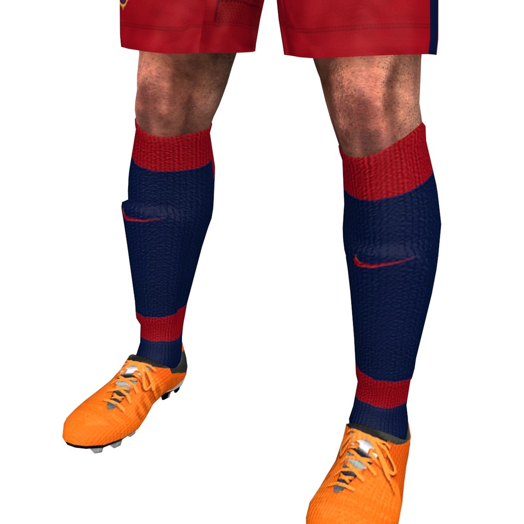 3d model lionel messi soccer animations