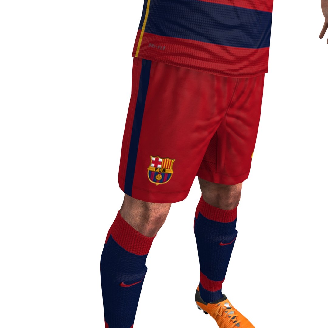 3d model lionel messi soccer animations