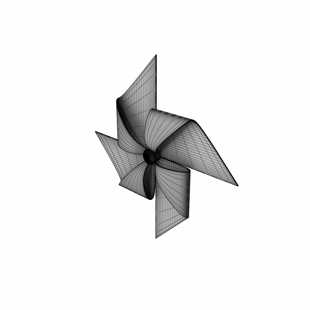 3D Pinwheel Cartoon Model - TurboSquid 2331865
