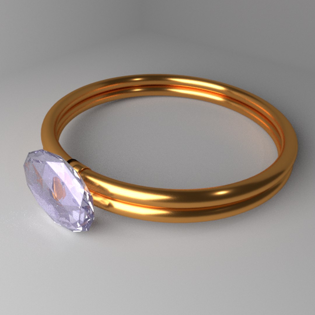 3D gold ring 8 - TurboSquid 1598819