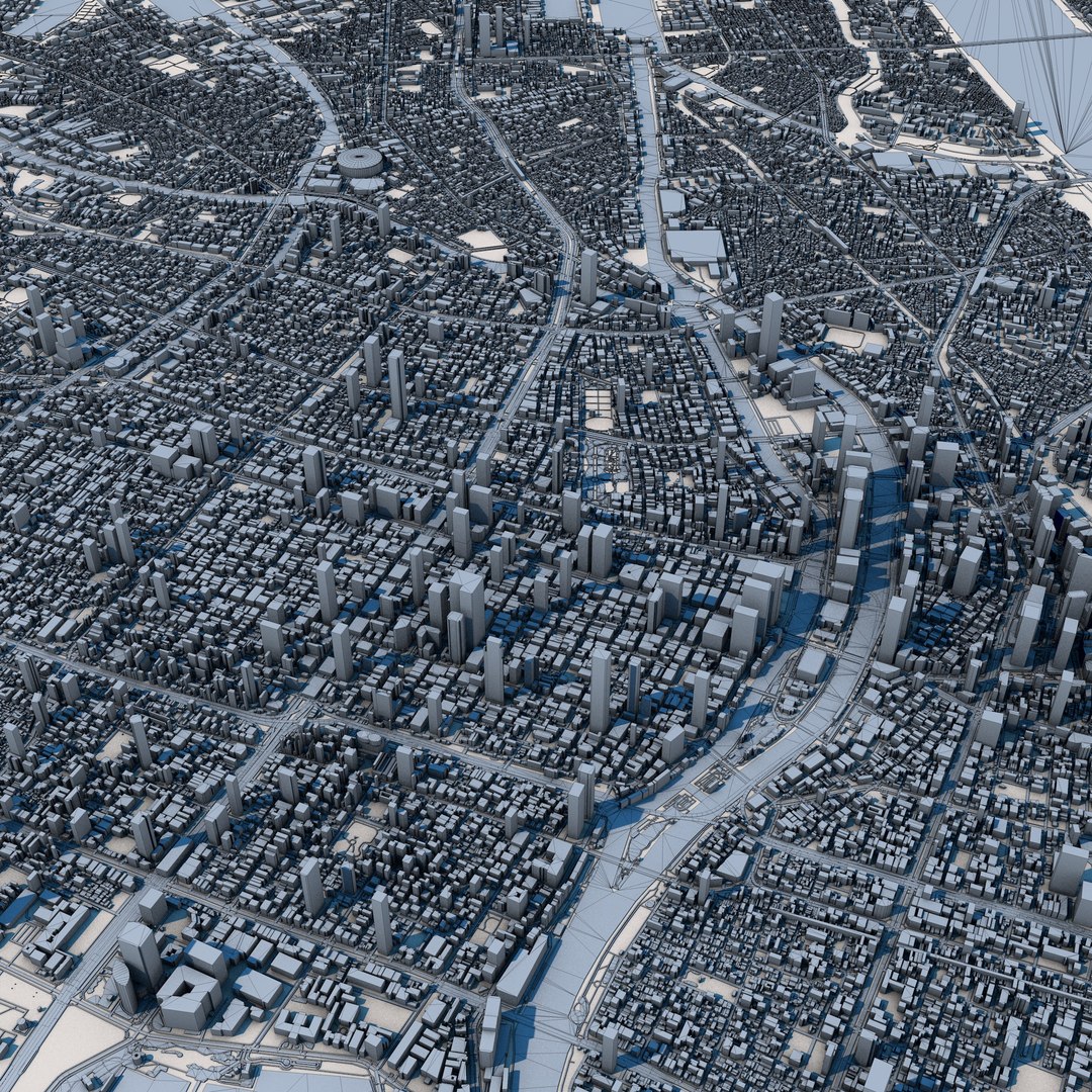 Osaka City Japan Model - TurboSquid 2308026
