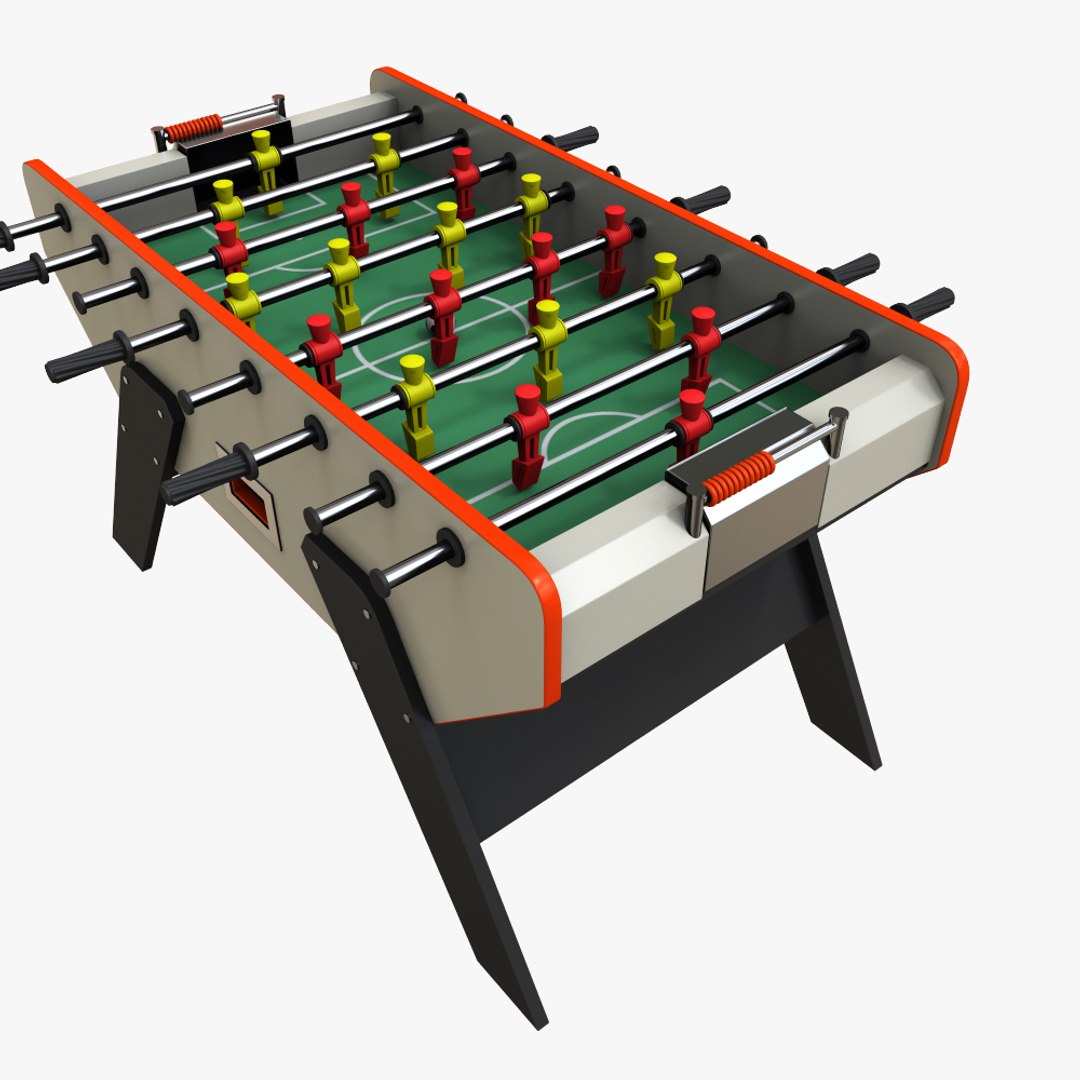 Realistic Foosball Table 3d Max