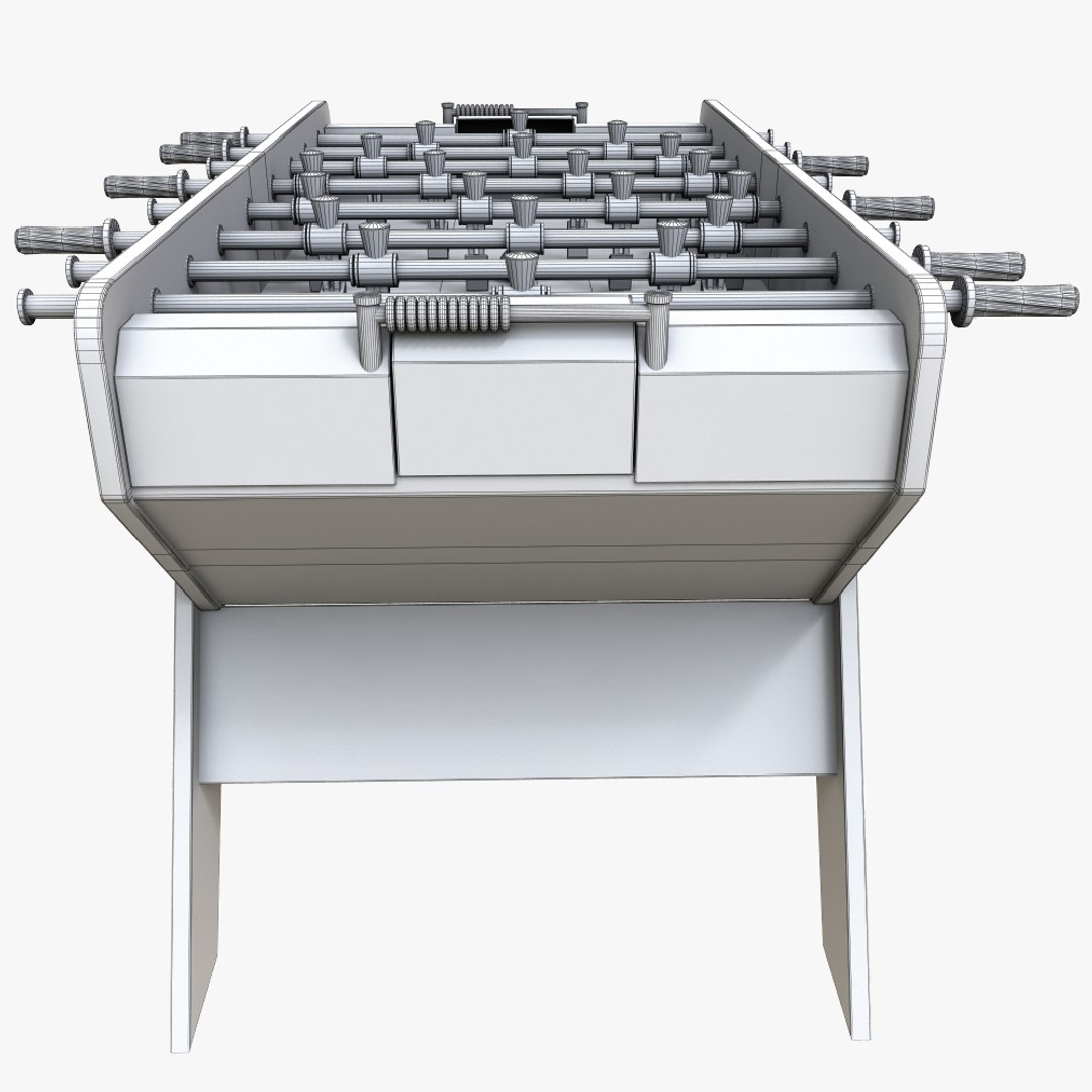 Realistic Foosball Table 3d Max