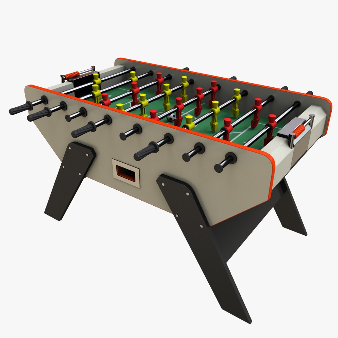 Realistic Foosball Table 3d Max