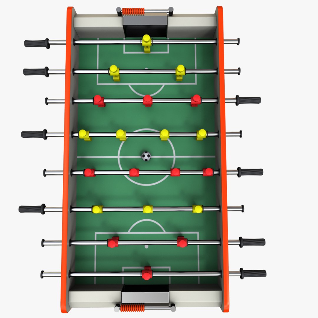Realistic Foosball Table 3d Max