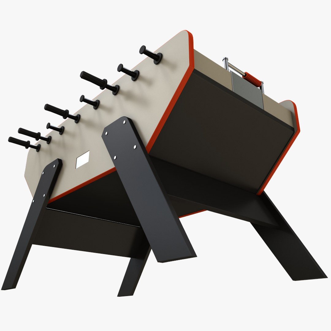 Realistic Foosball Table 3d Max