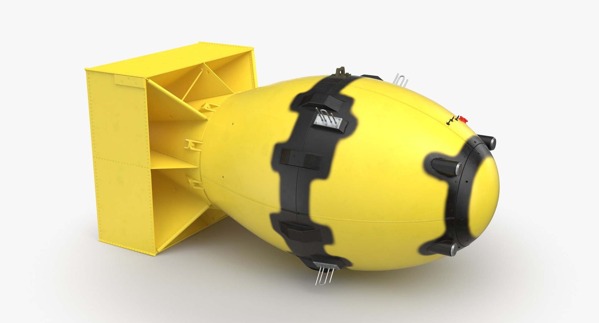 Fat Man Nuclear Bomb 3D Model - TurboSquid 1292041