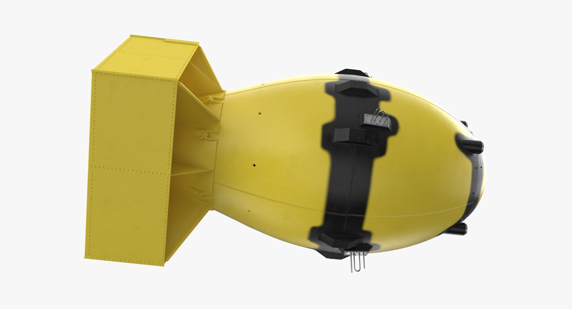 Fat Man Nuclear Bomb 3D Model - TurboSquid 1292041