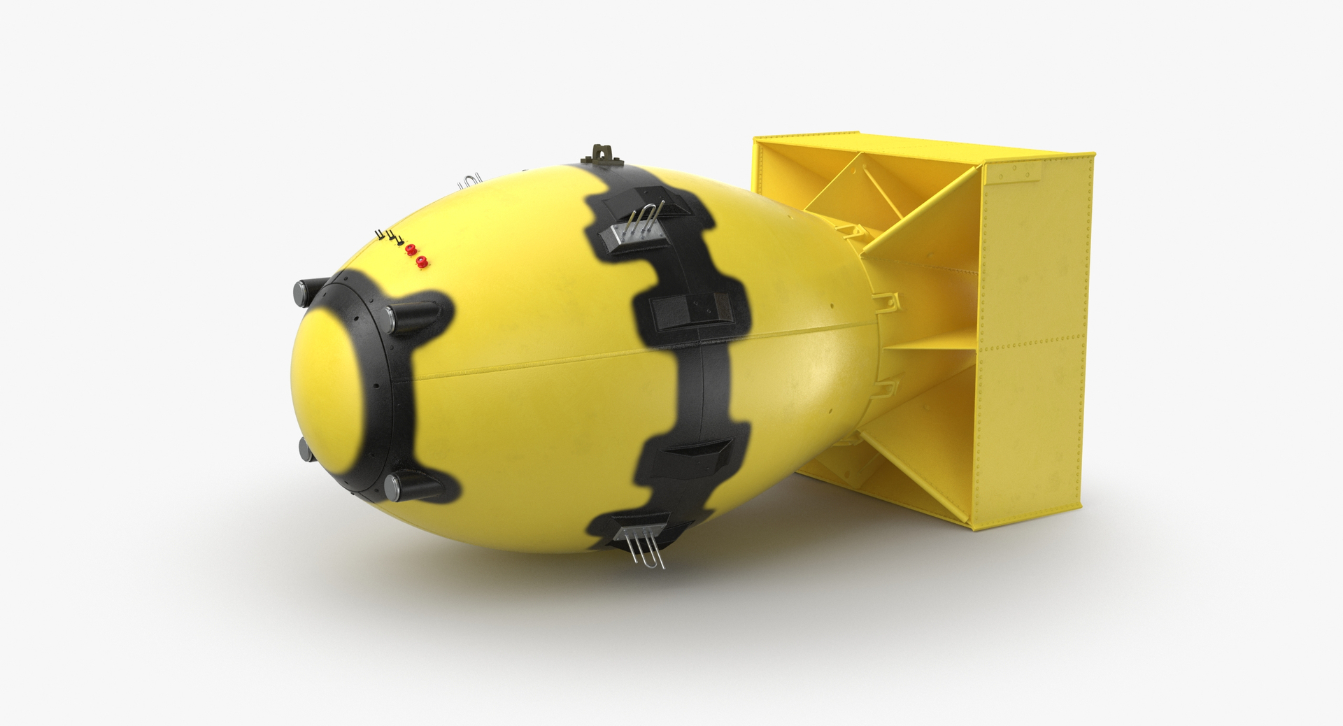 Fat man nuclear bomb 3D model - TurboSquid 1292041