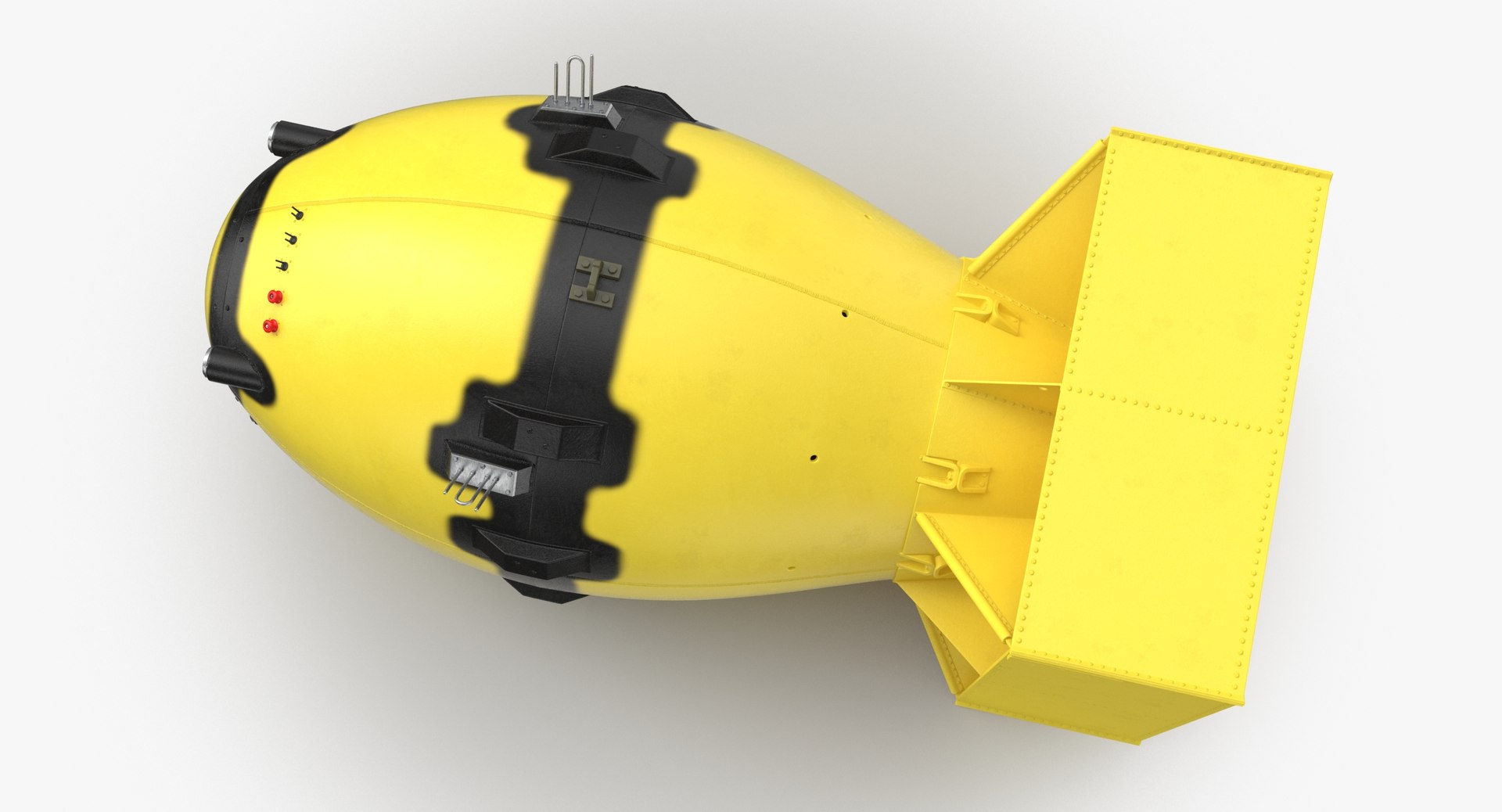Fat Man Nuclear Bomb 3D Model - TurboSquid 1292041