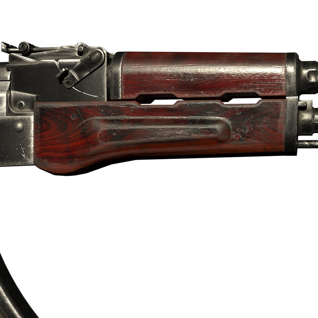 3D Akm Automatic Rifle - TurboSquid 1151109