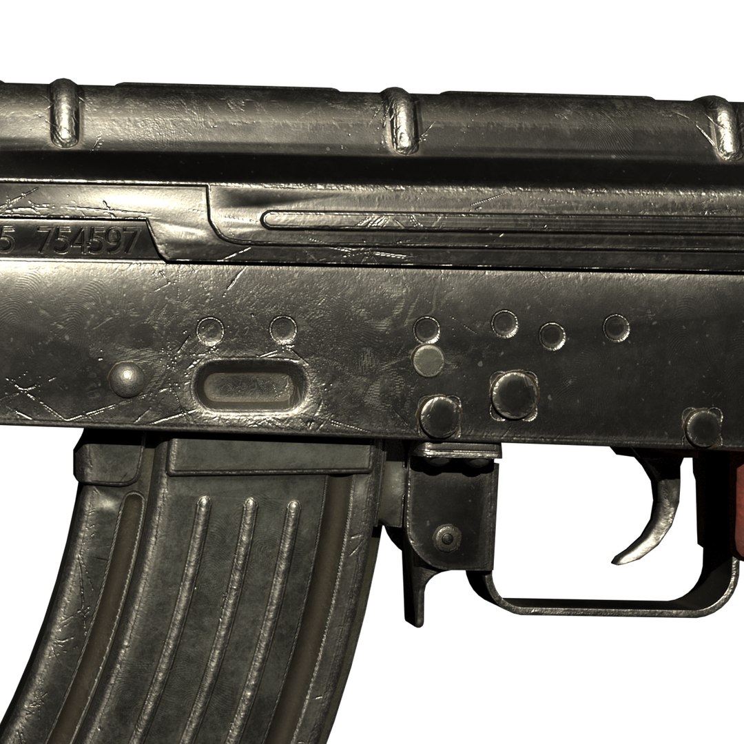 3D Akm Automatic Rifle - TurboSquid 1151109