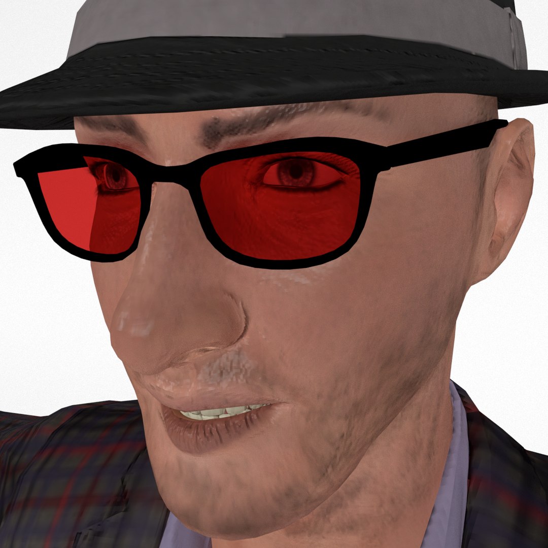 3d david male - rigged