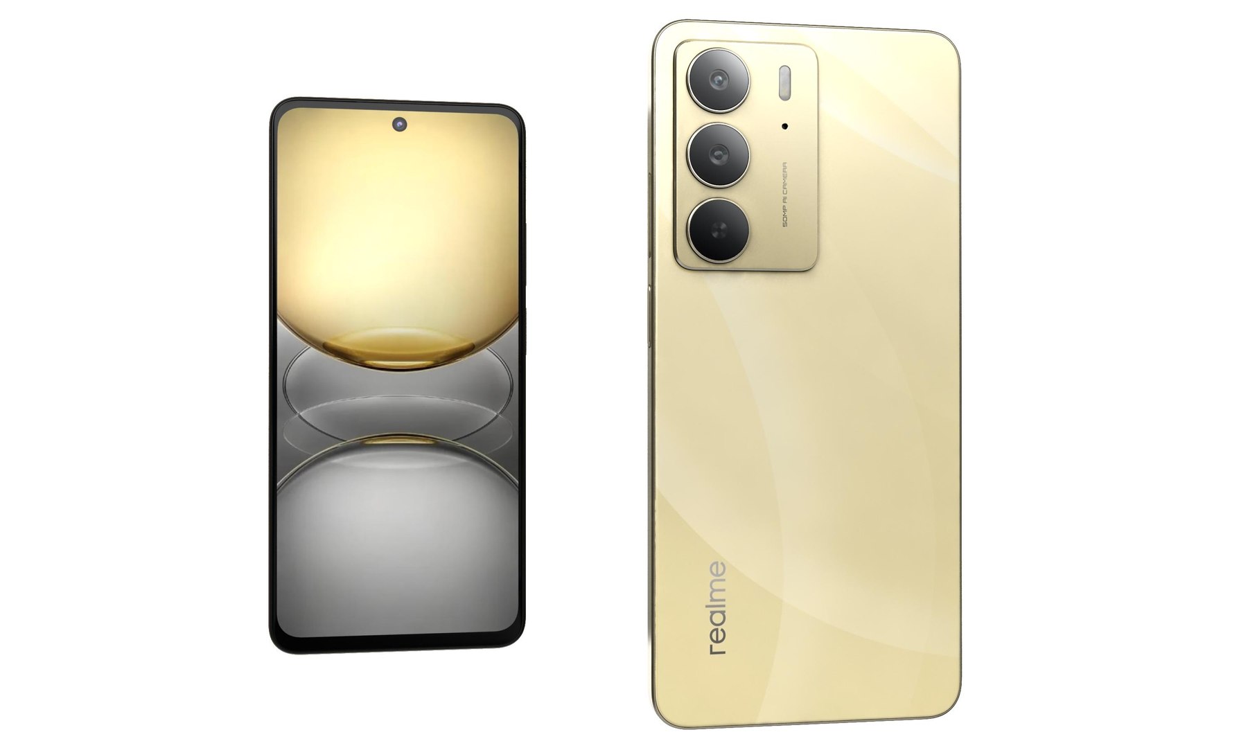 Realme C75 Gold 3D Model - TurboSquid 2319974