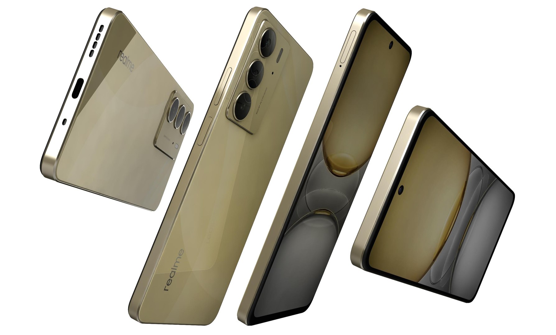 Realme C75 Gold 3D Model - TurboSquid 2319974