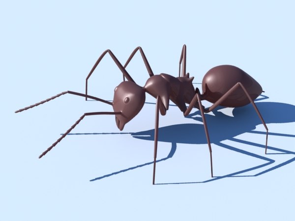 3D FBX ant insect creature