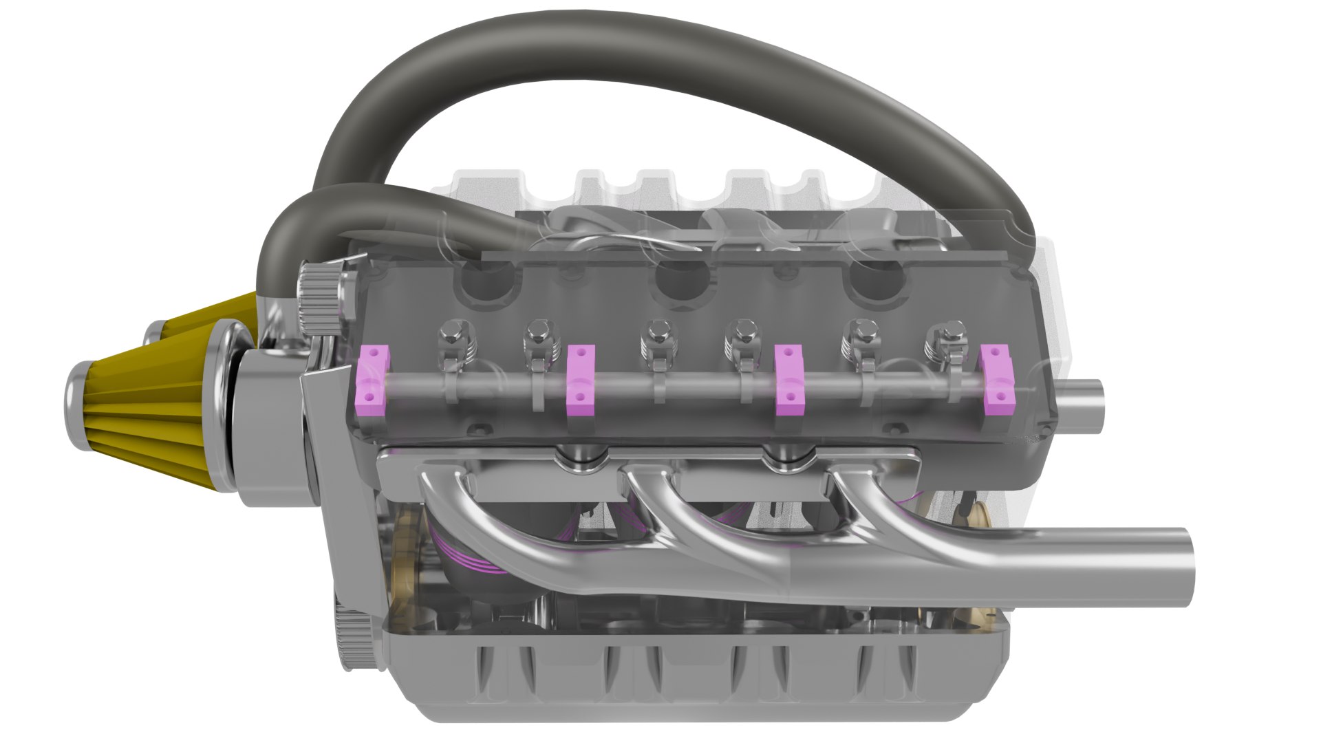 3D Car Engine Model - TurboSquid 2304947