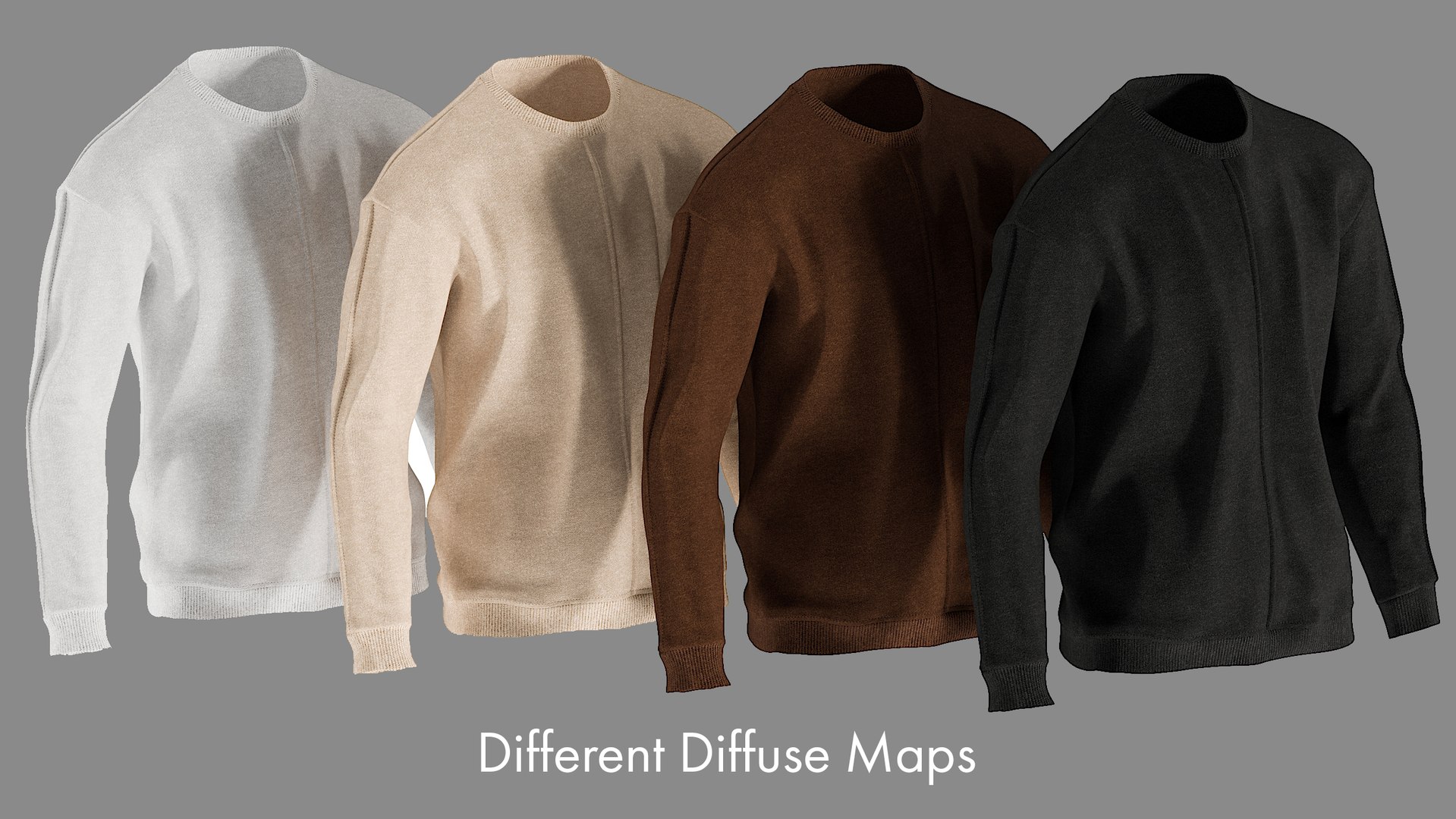3D model realistic men s pullovers - TurboSquid 1654056