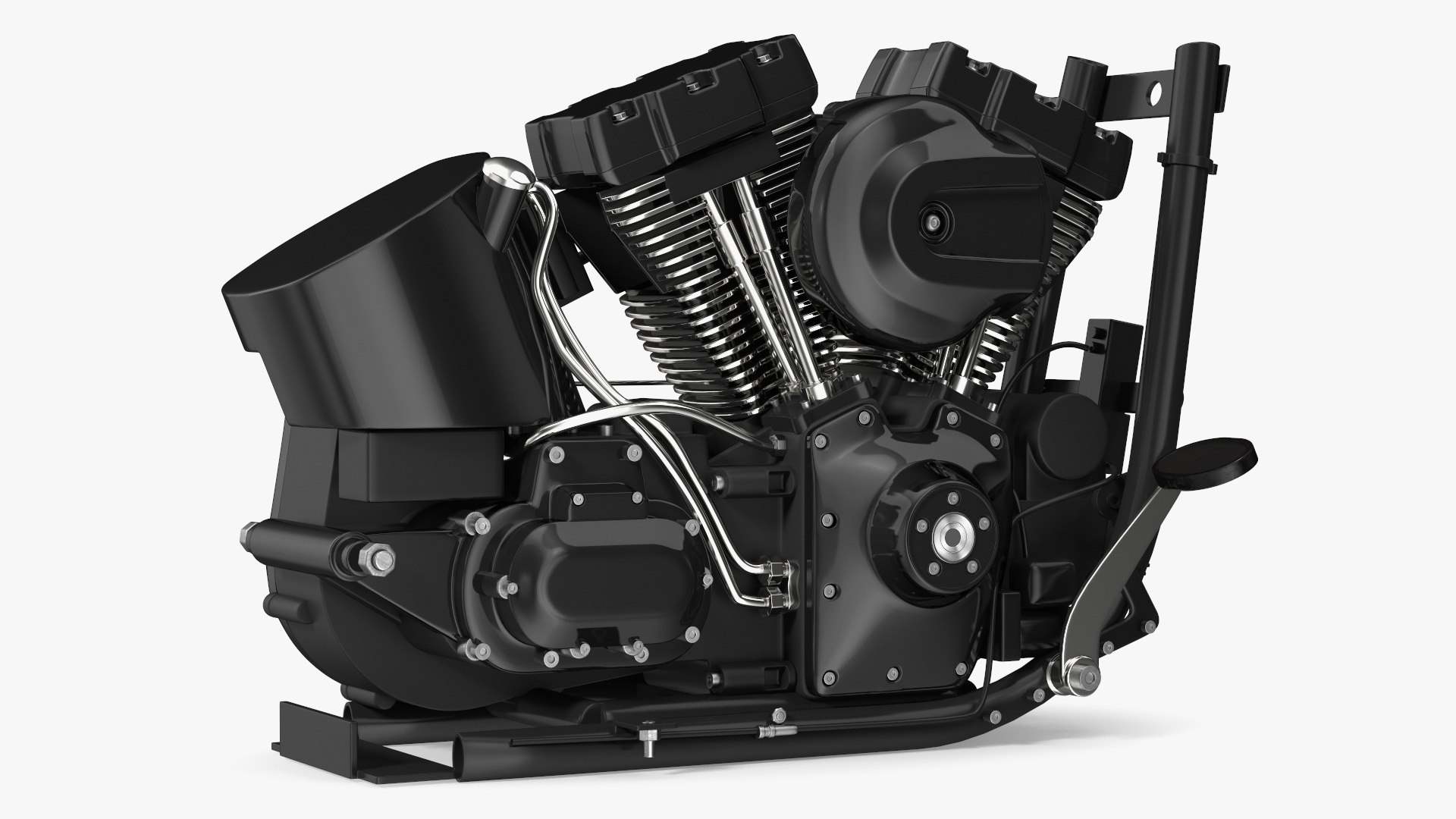 3D V-Twin Motorcycle Engine Model - TurboSquid 2307855