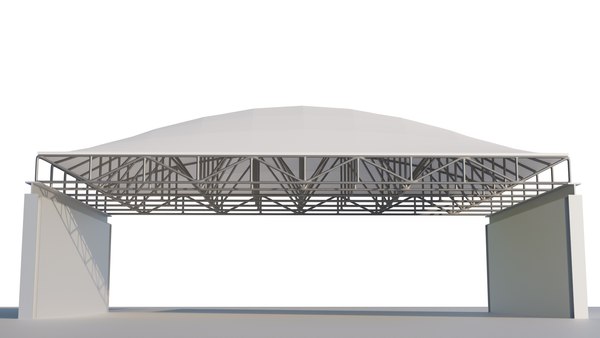 modelo 3d Armazón de techo cóncavo - TurboSquid 2163338