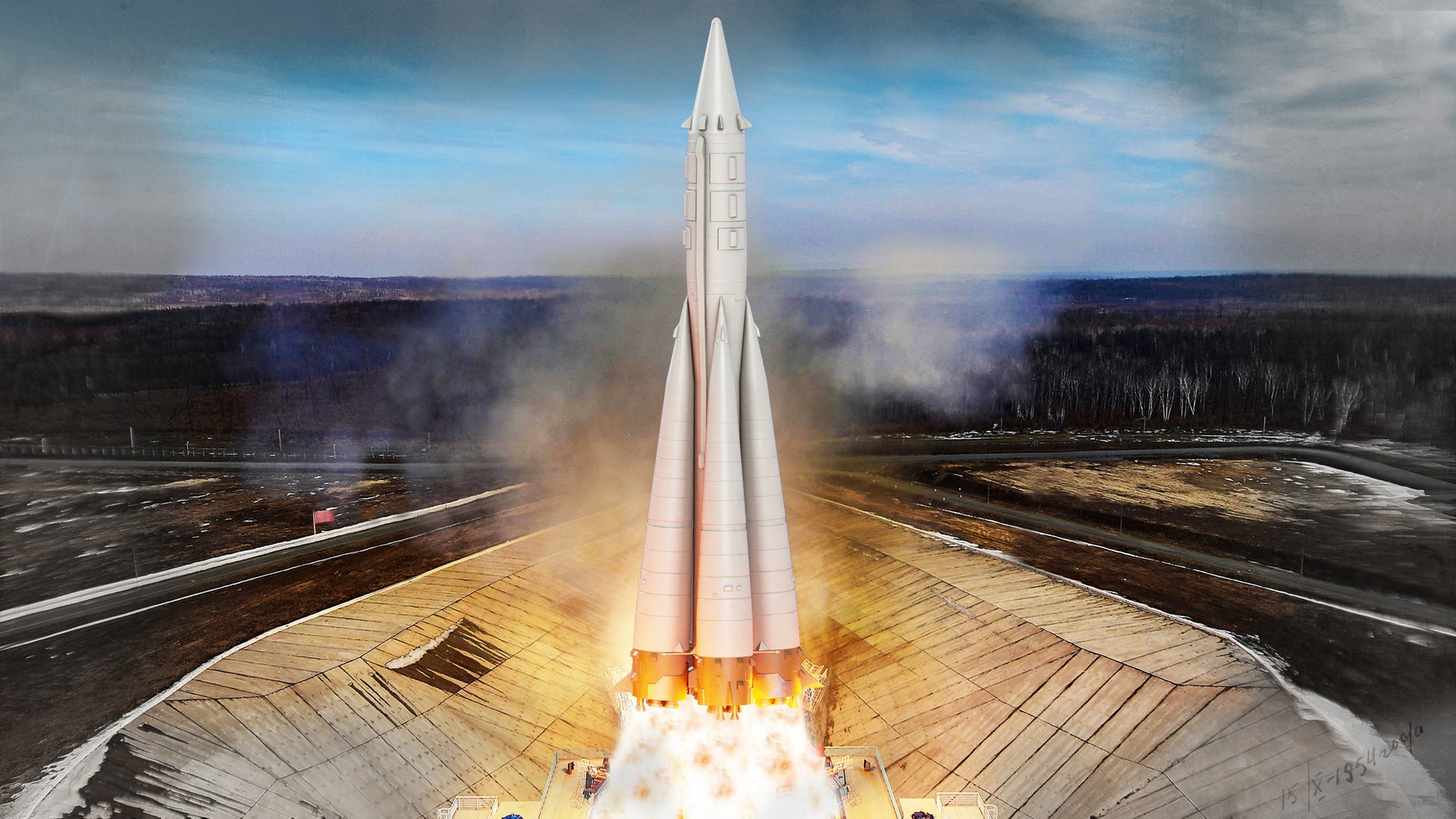 3D R-7 Semyorka Ballistic Missile - TurboSquid 1857656