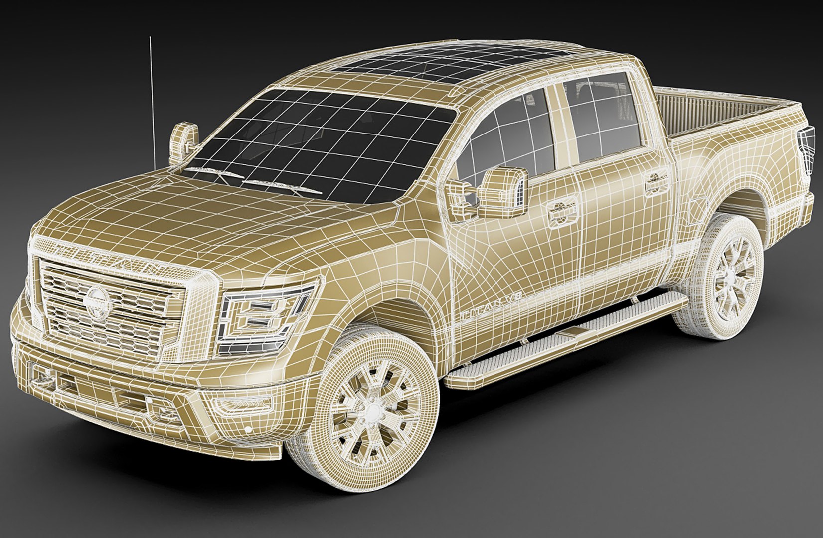 Nissan titan 2020 model - TurboSquid 1619464