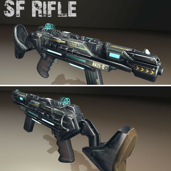 modelo 3d Rifle SF - TurboSquid 1210914