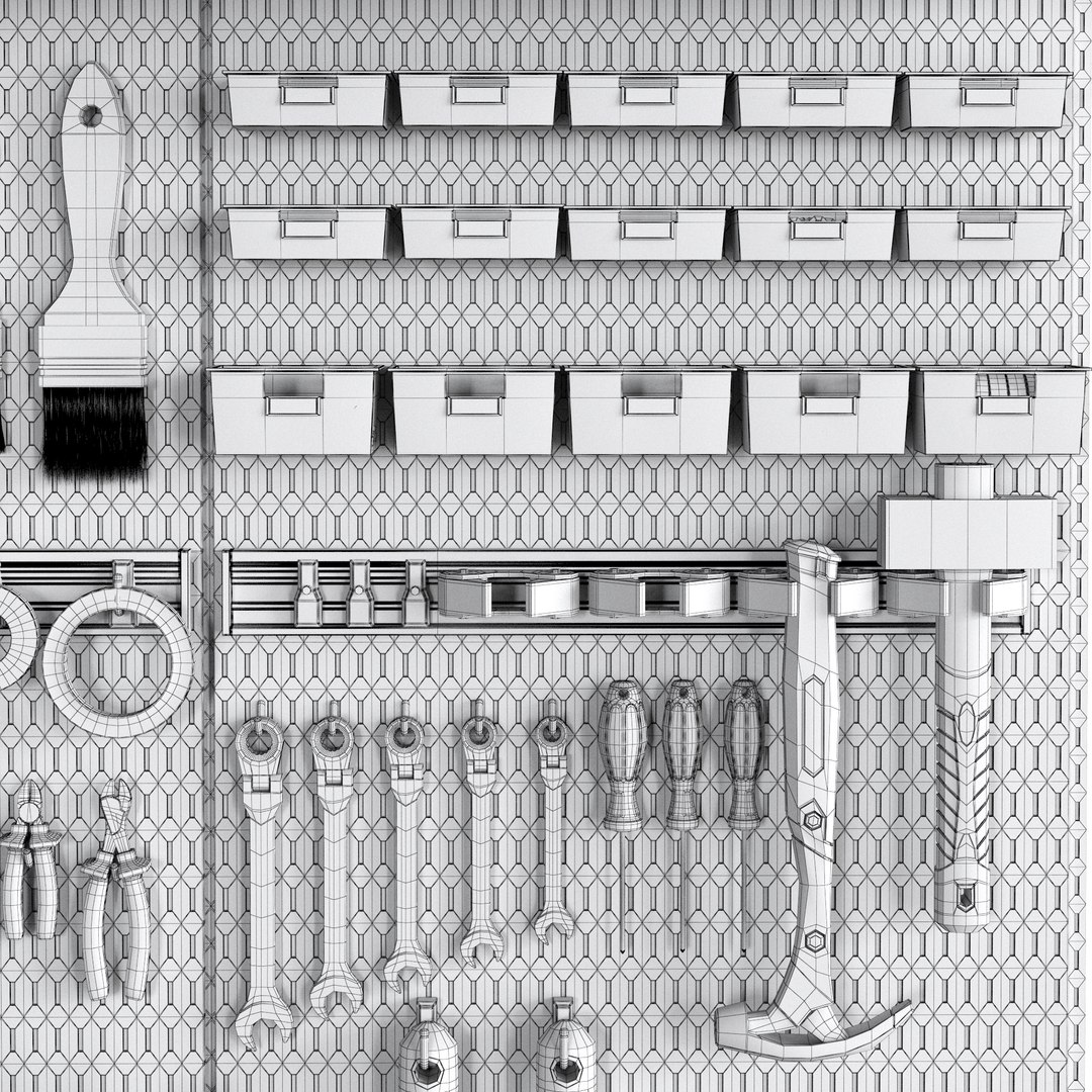 Hand Tools Set 21 3D Model - TurboSquid 2255874