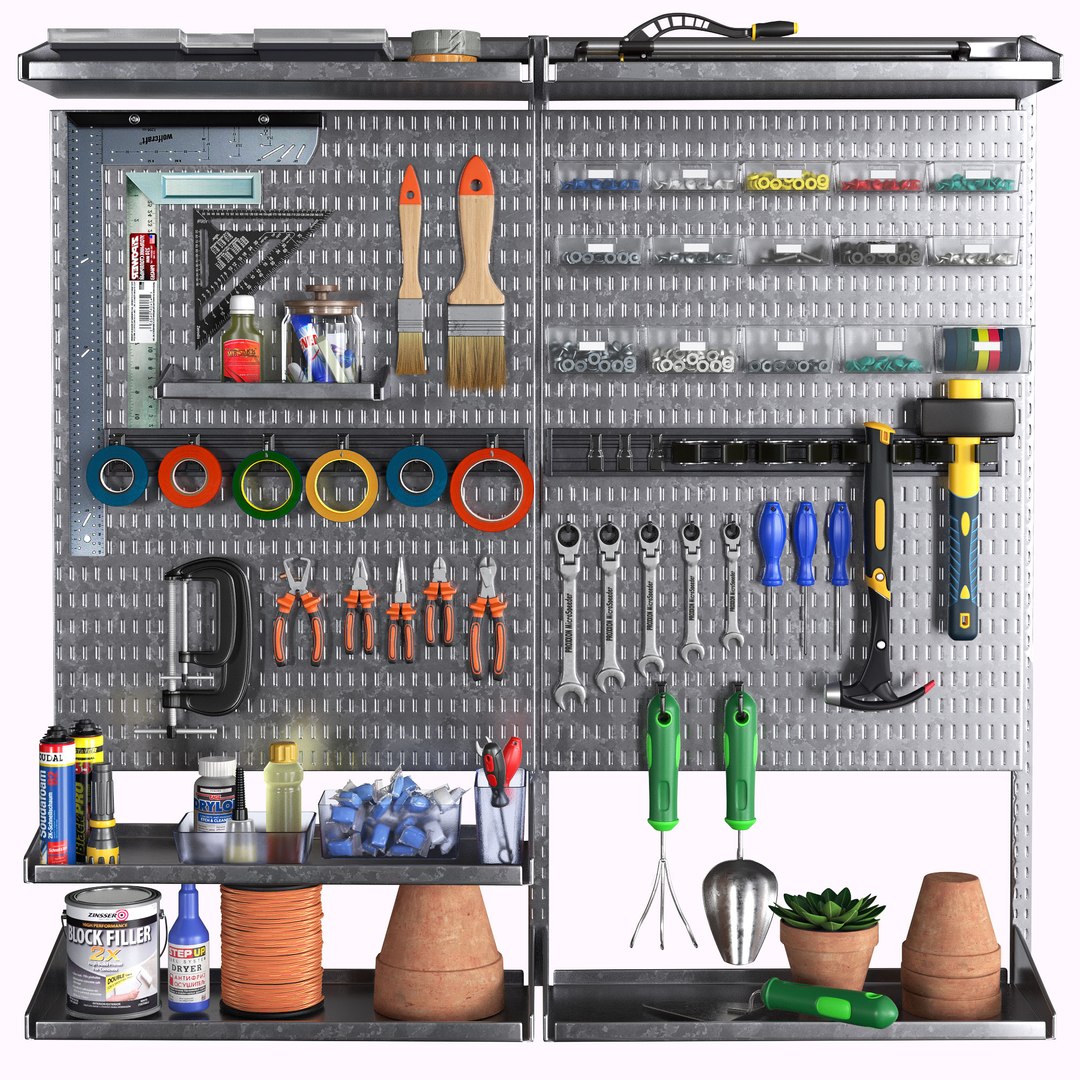 Hand Tools Set 21 3D Model - TurboSquid 2255874