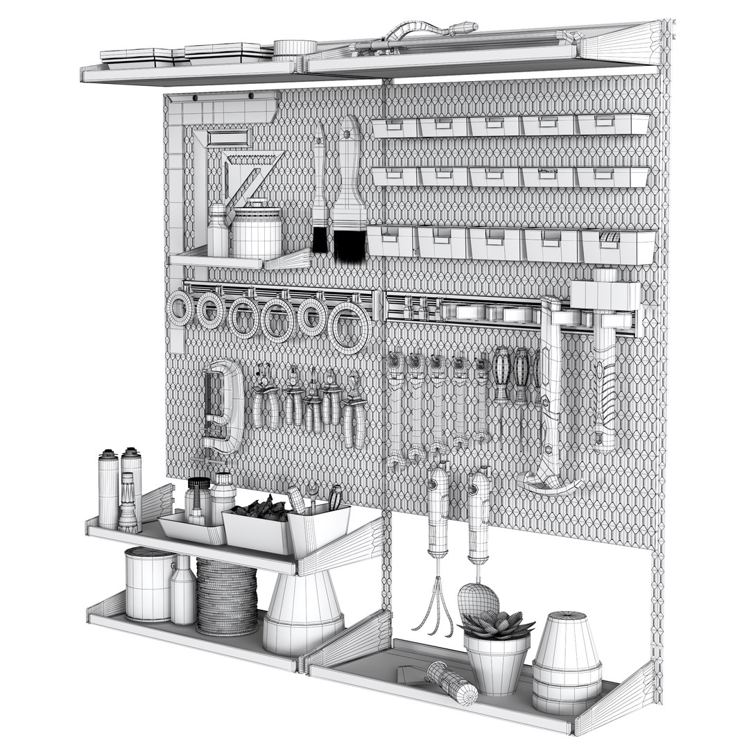 Hand Tools Set 21 3D Model - TurboSquid 2255874