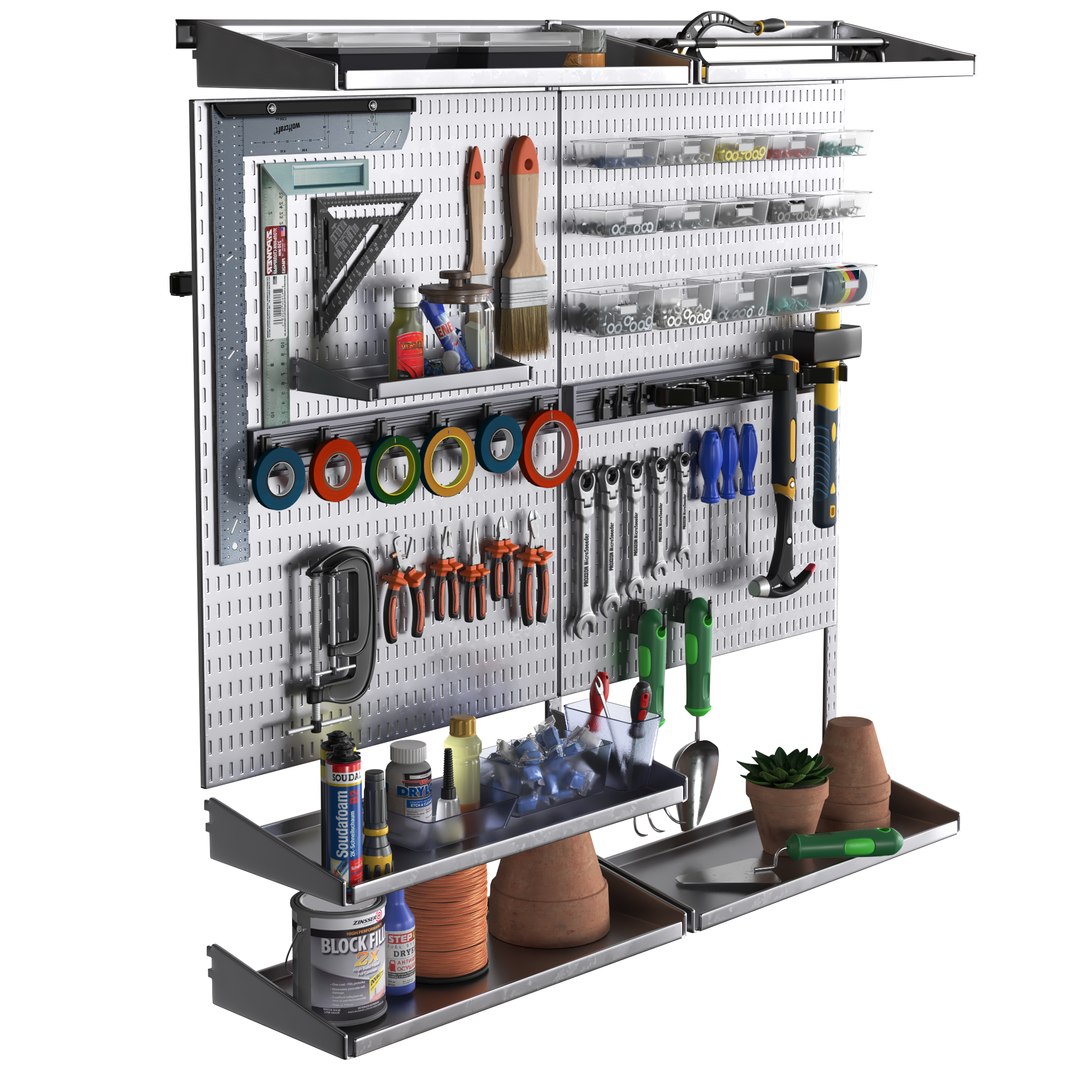 Hand Tools Set 21 3D Model - TurboSquid 2255874