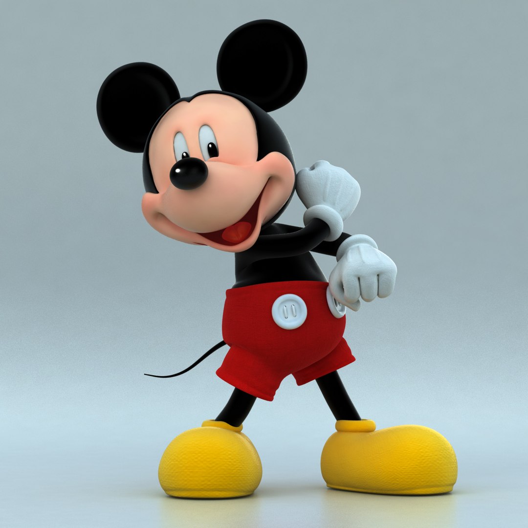 3d Model Of Mickey Minnie Mouse