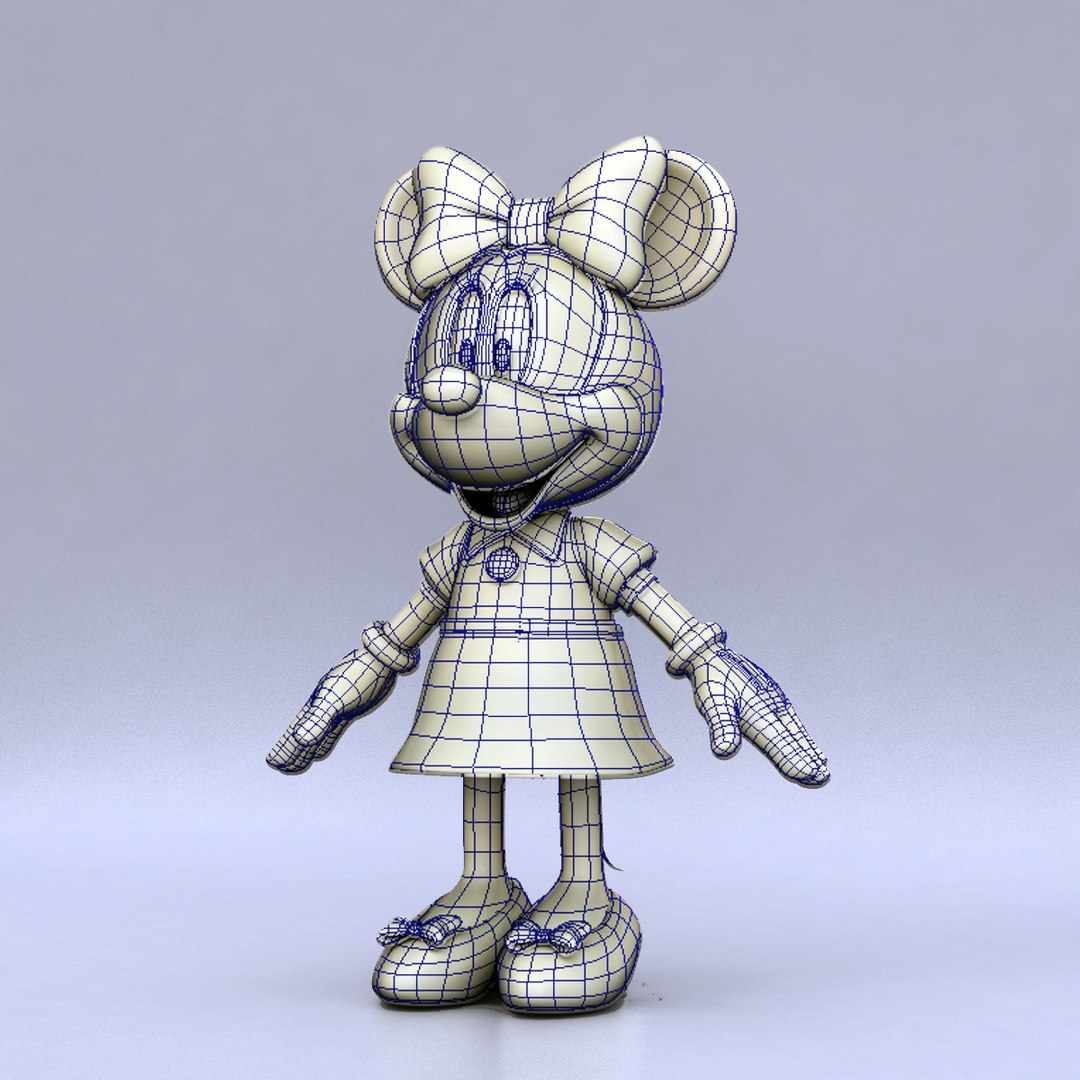 3d Model Of Mickey Minnie Mouse