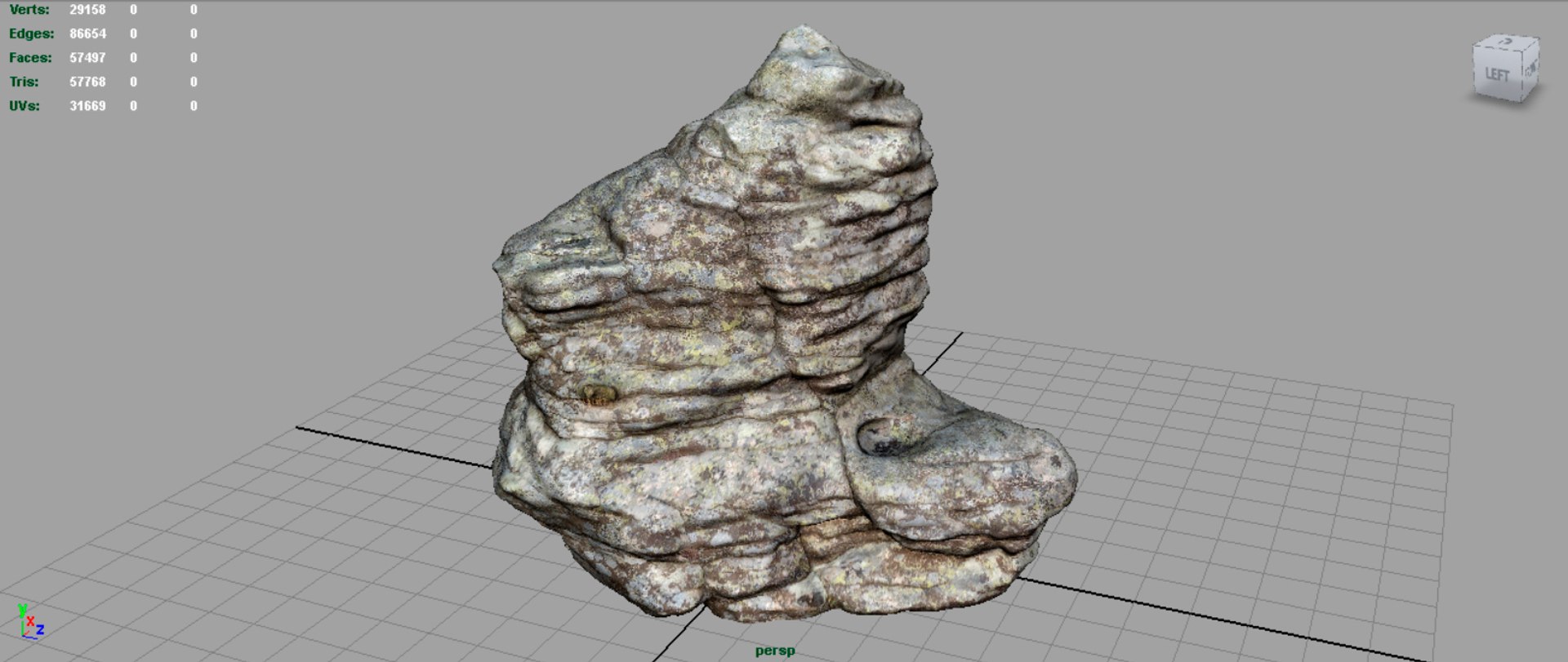 Rock Model - TurboSquid 1210989