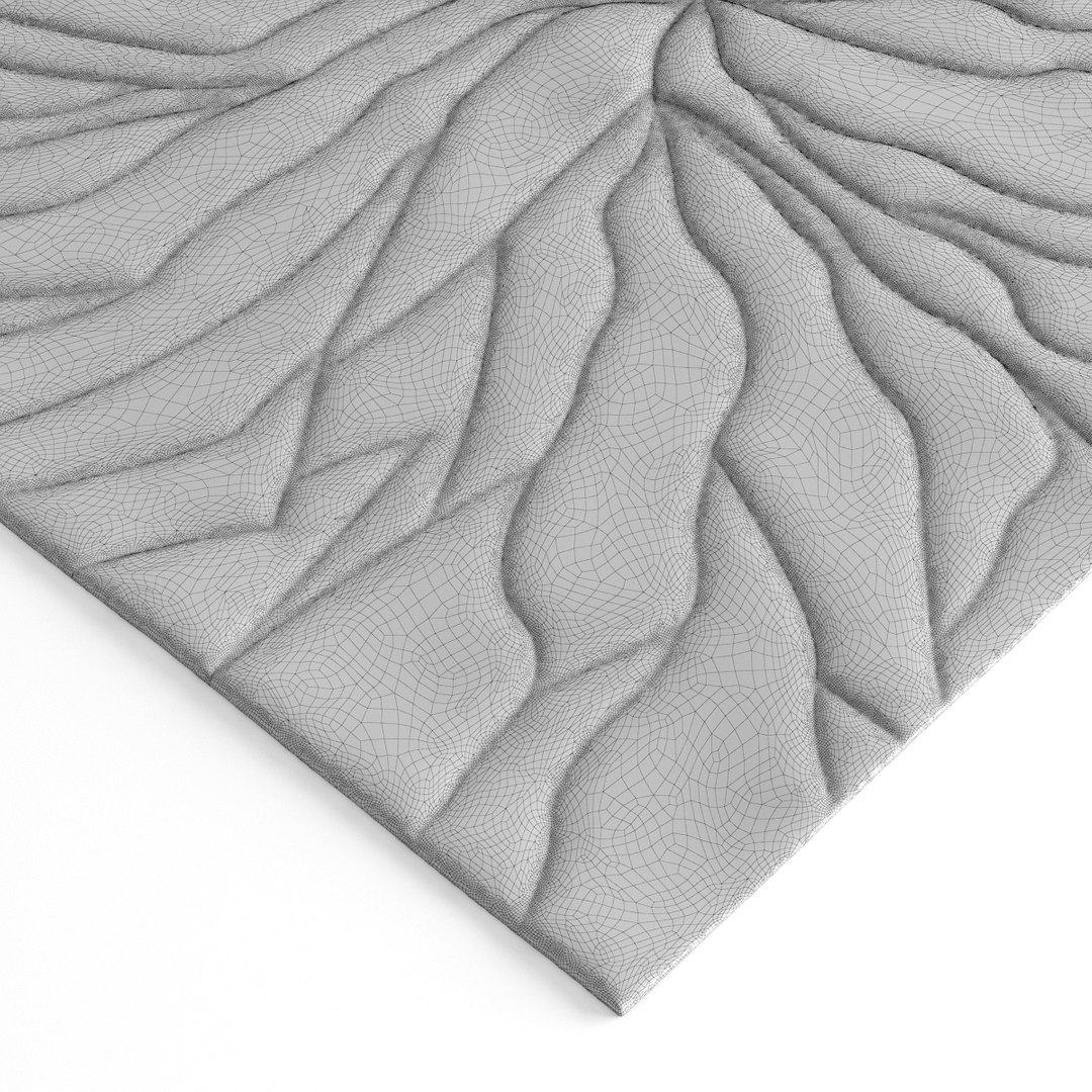 3d Model Rug Infinite Splinter