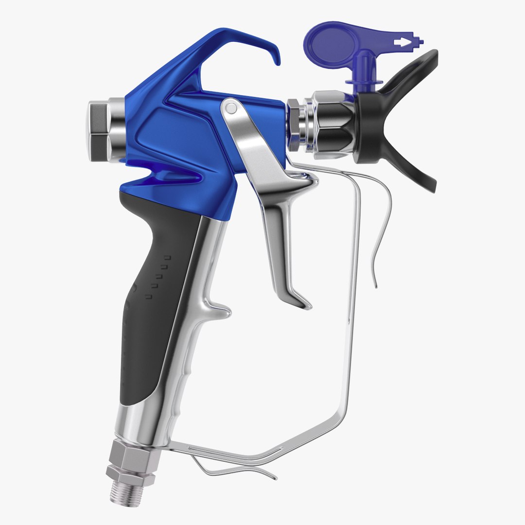3D Airless Paint Spray Gun model - TurboSquid 1723621
