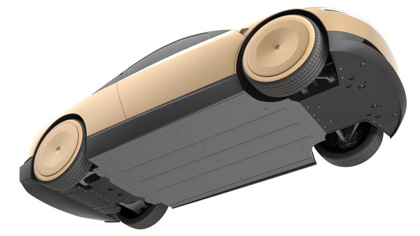 modelo 3d Taxi robot Tesla - TurboSquid 2324120