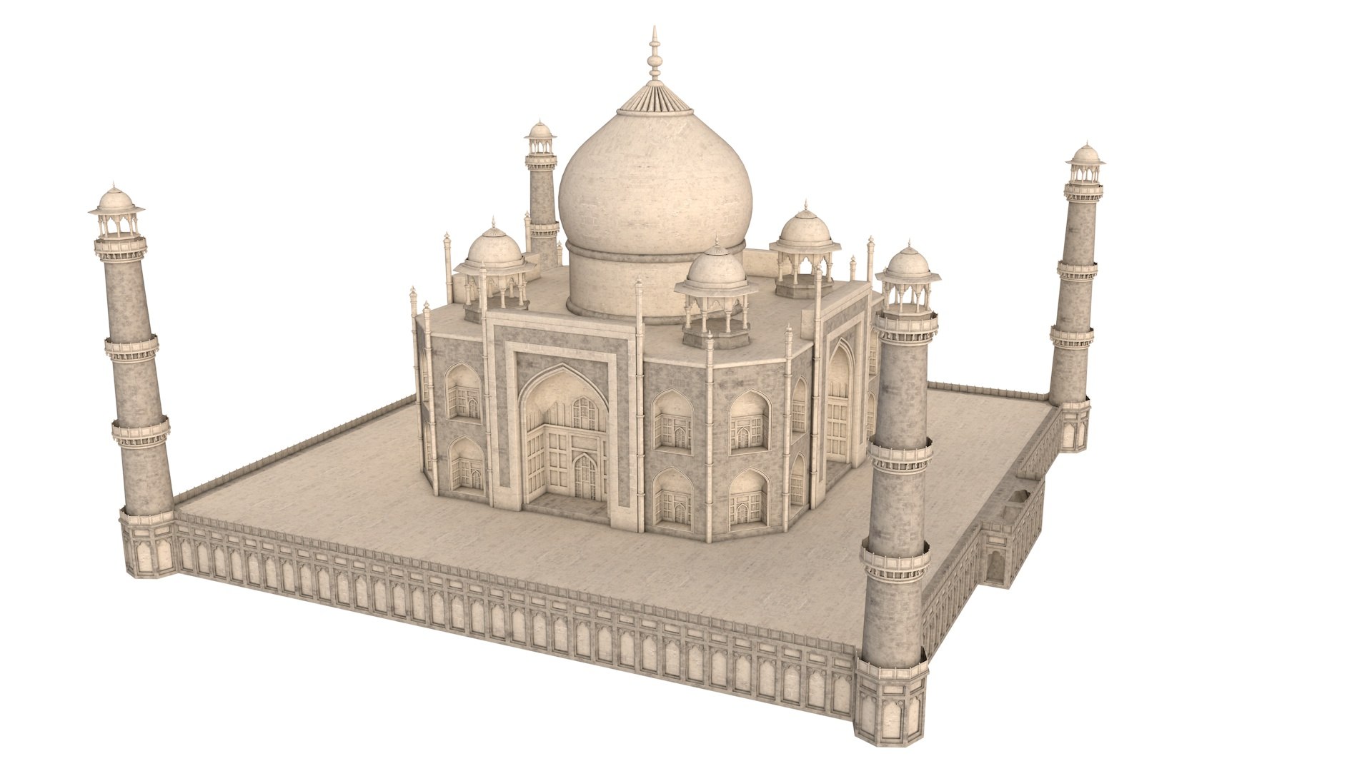 3D Taj Mahal - TurboSquid 1980524
