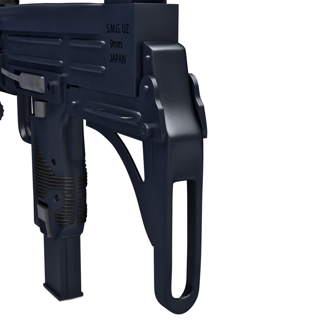 Mini Uzi Sub Machine C4d