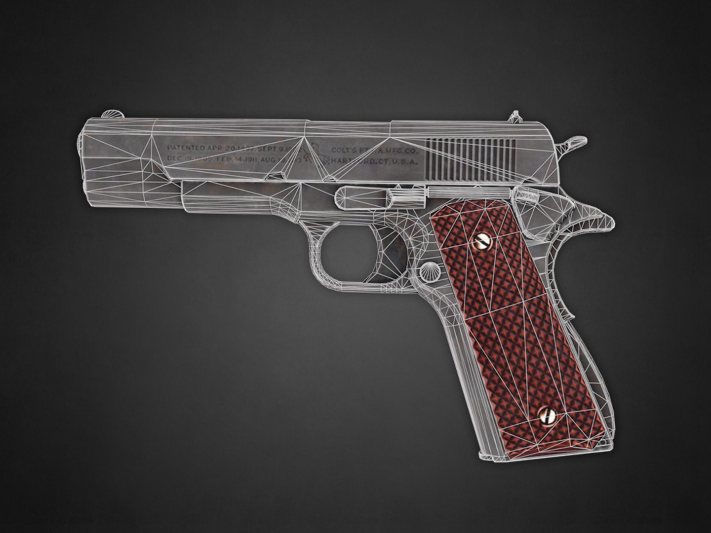 3D Model Colt 1911 - TurboSquid 2095722
