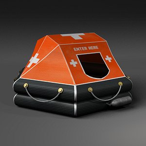 3D life raft - TurboSquid 1572956