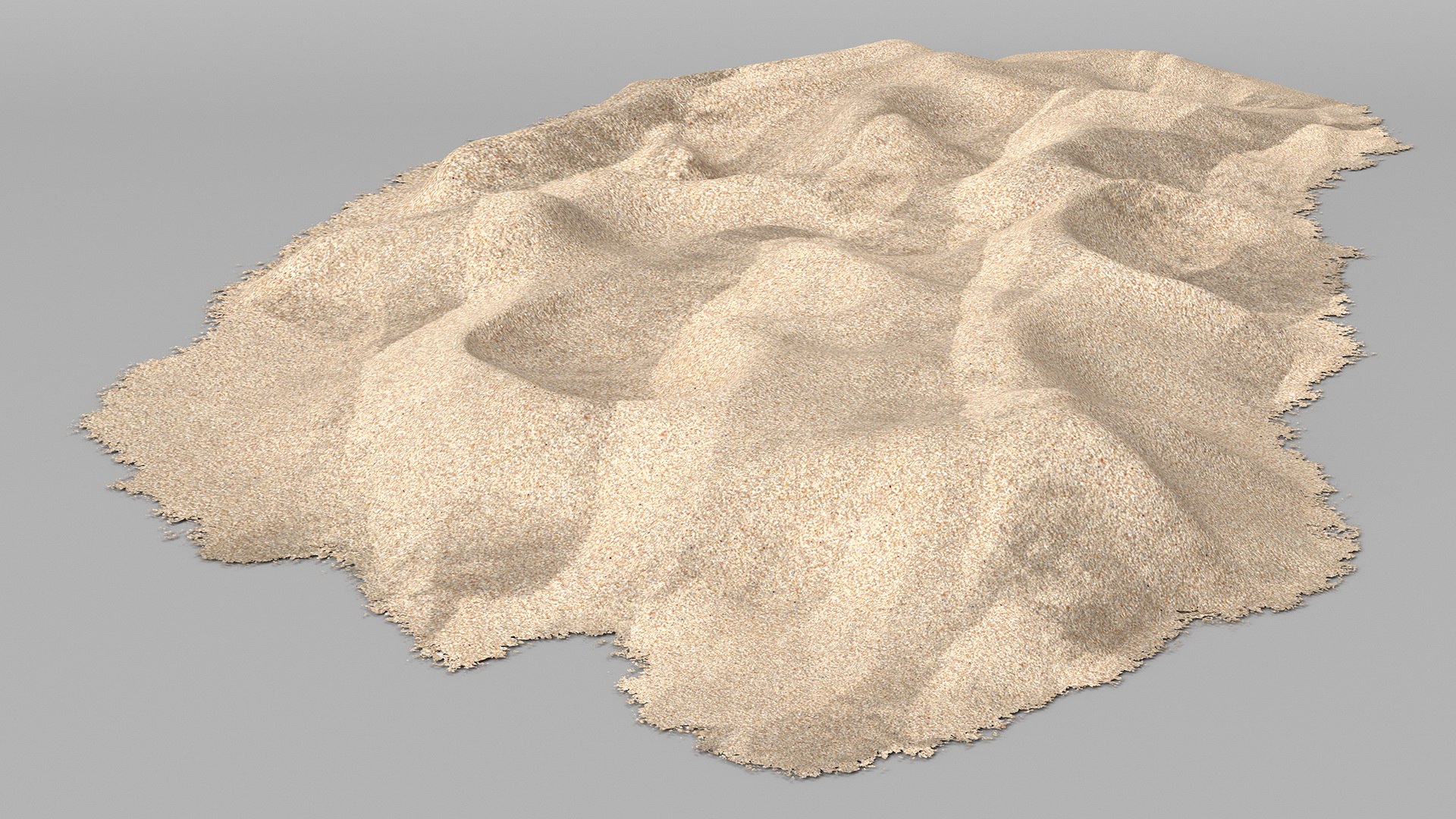 Heap Of Dry Beach Sand 3D Model - TurboSquid 1991168