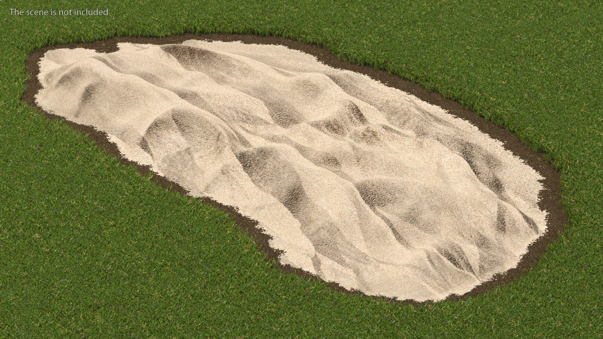 Heap of Dry Beach Sand 3D model - TurboSquid 1991168