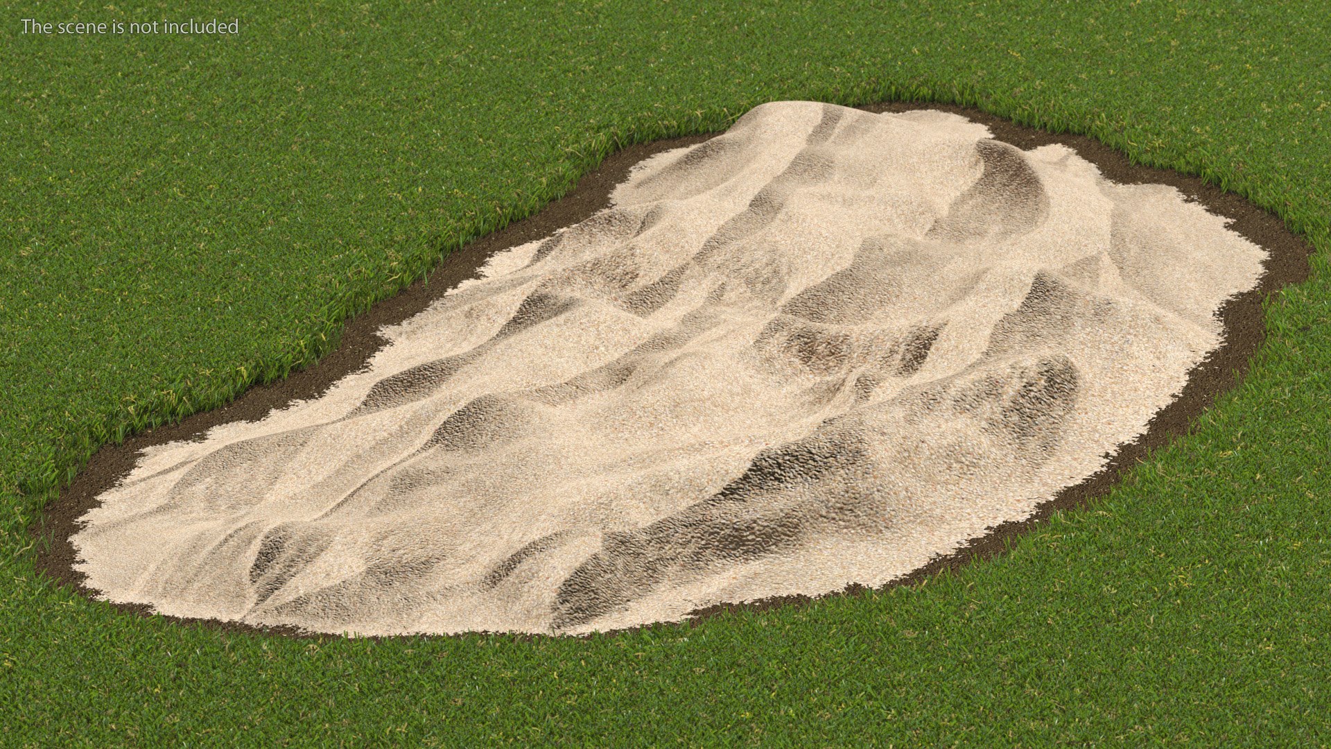 Heap of Dry Beach Sand 3D model - TurboSquid 1991168