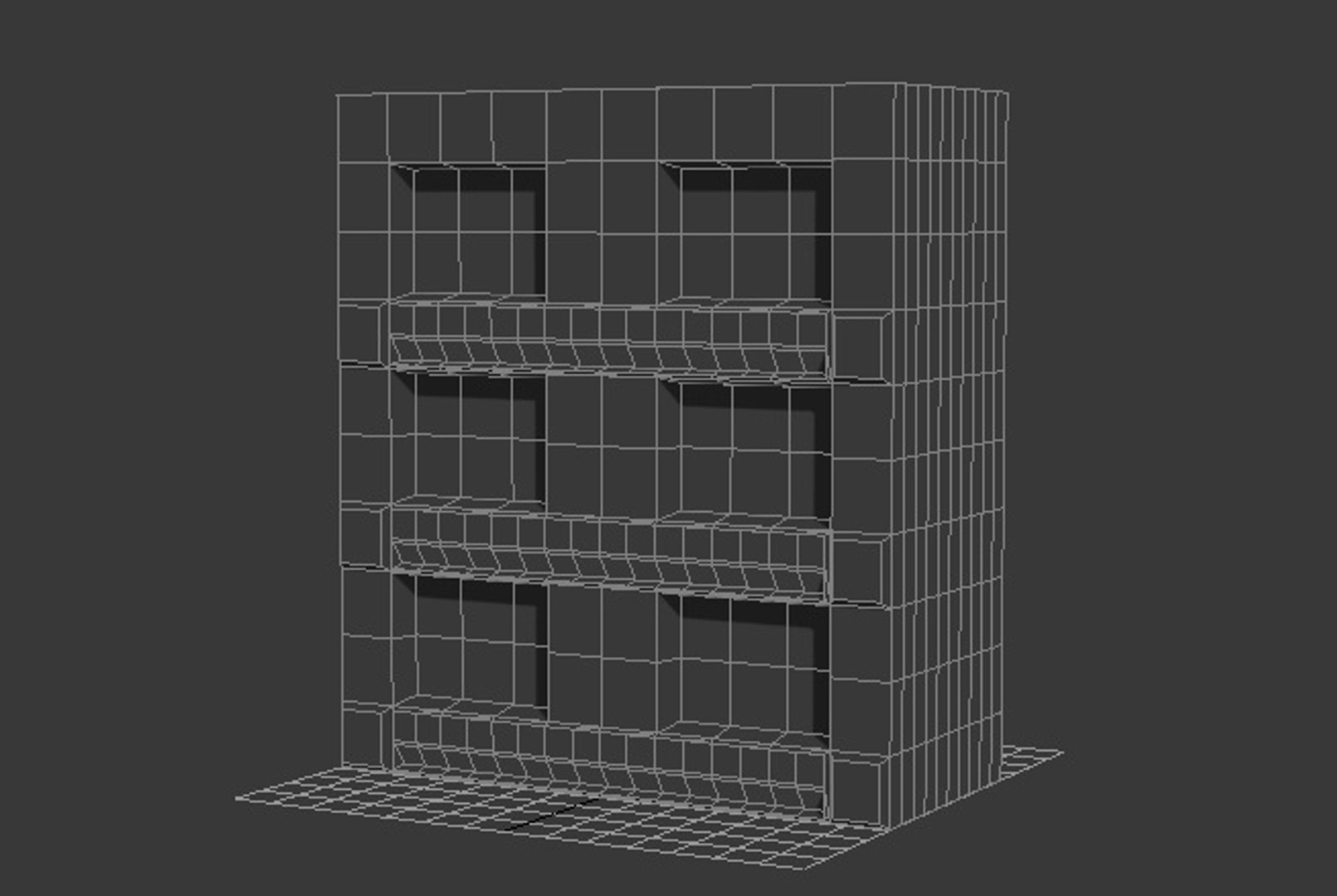 Set Modular Buildings 3d Obj